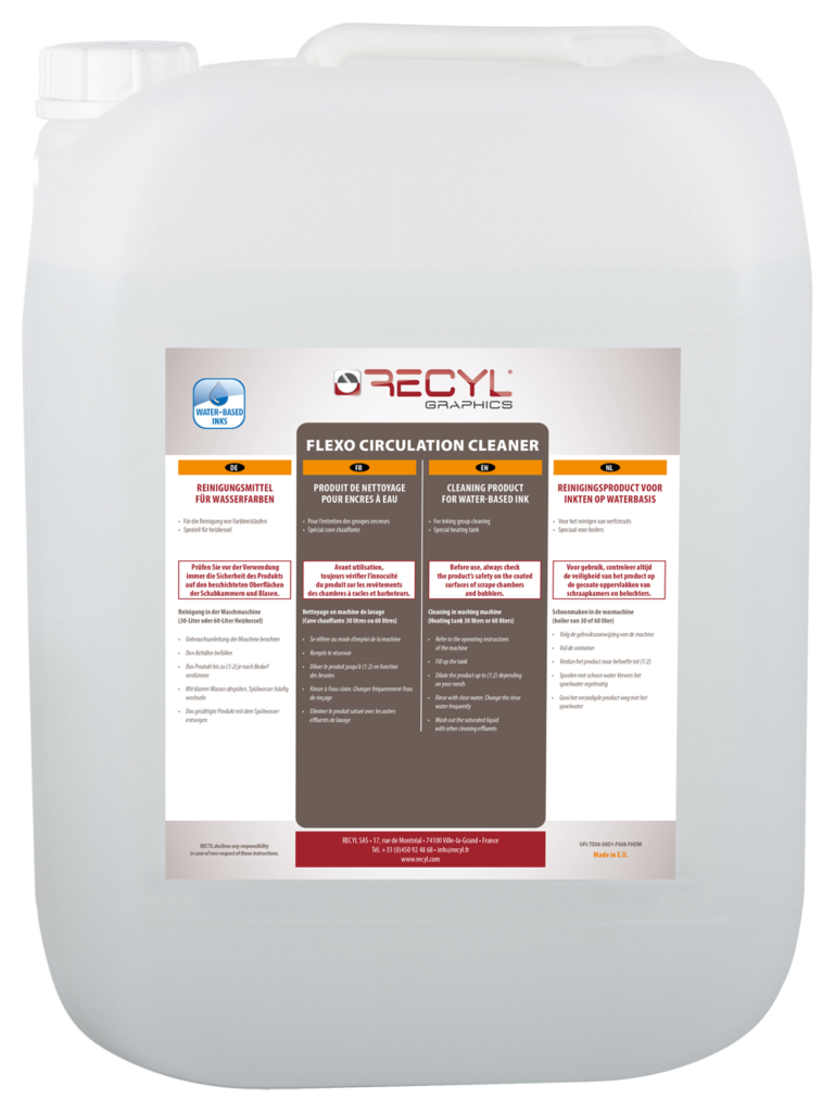 Flexo Circulation Cleaner – Inking group cleaning | Recyl