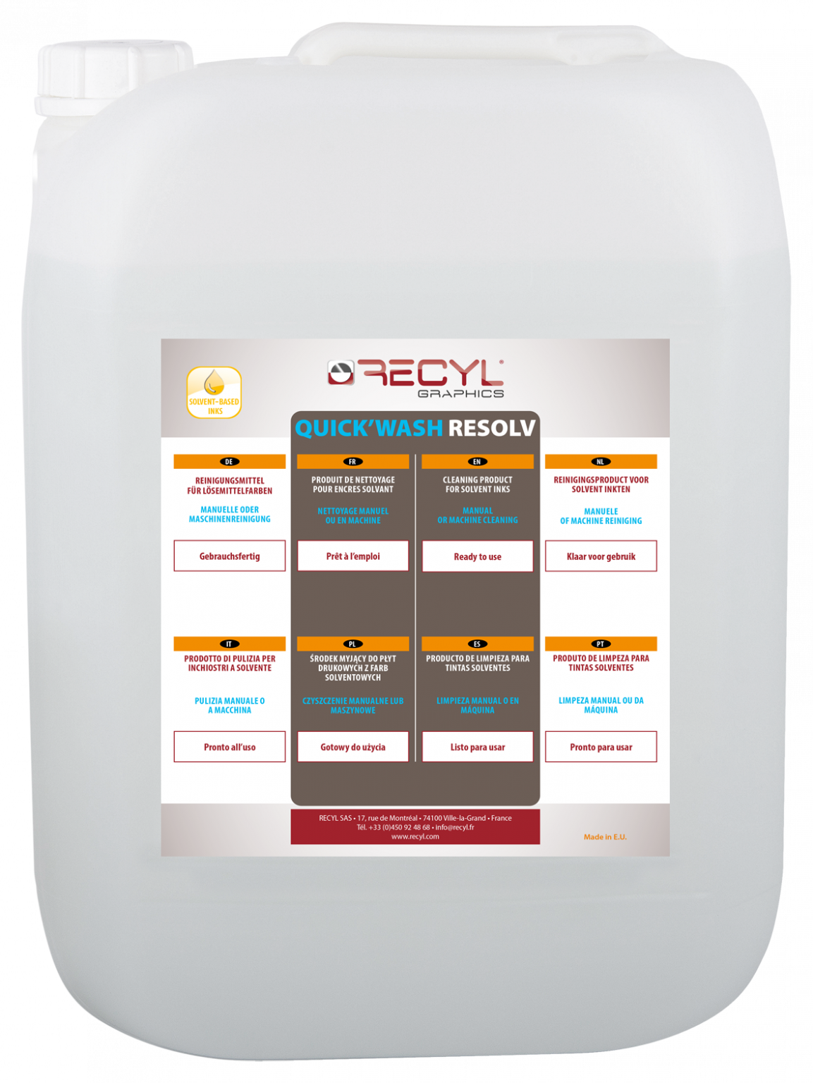 Quick’Wash Resolv – New cleaning product for plates | Recyl